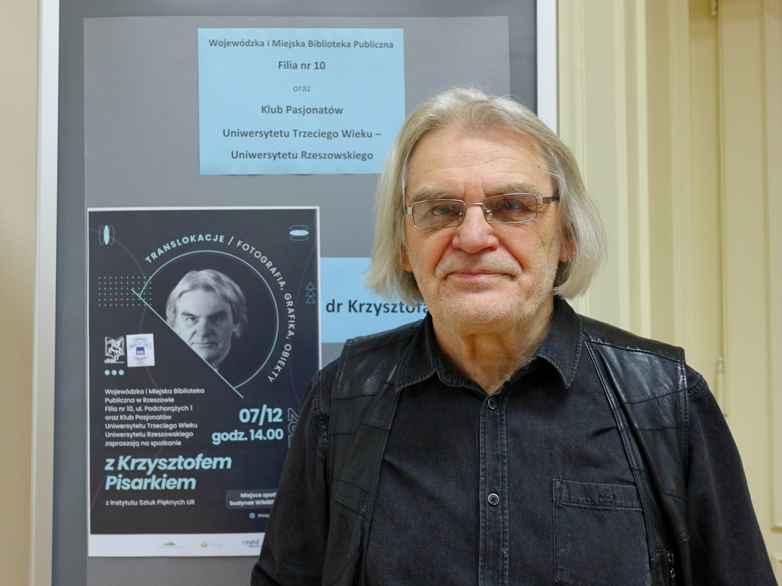 Krzysztof Pisarek w Klubie Pasjonatów. - Uniwersytet Rzeszowski